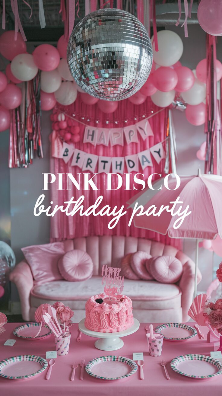 10 Pink Disco Birthday Party Ideas for the Ultimate Glam Celebration ...
